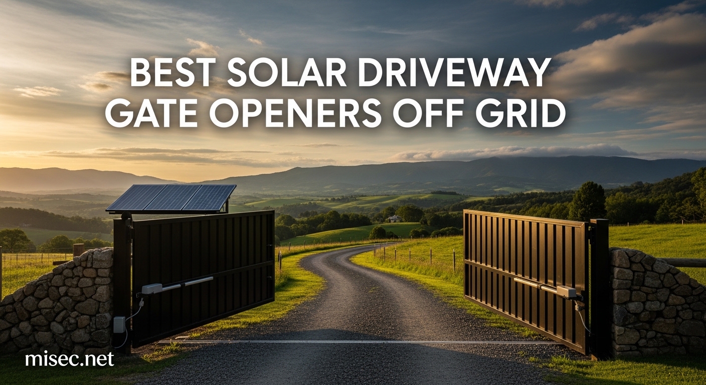 10 Best Solar Driveway Gate Openers Off Grid (June 2026) Top Picks